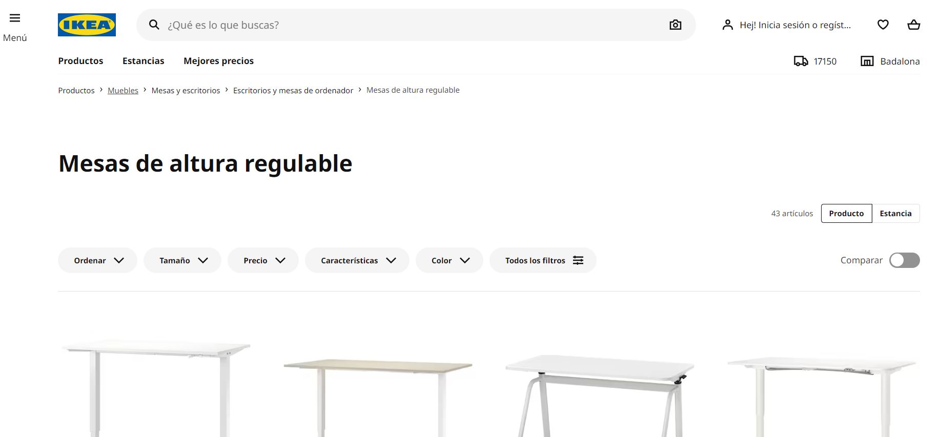 Comparativa Mejores escritorios elevables Ikea 2024